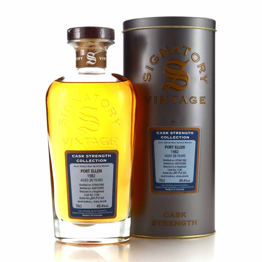 Port Ellen 1982 Signatory Vintage 26 Year Old Cask Strength | Whisky ...
