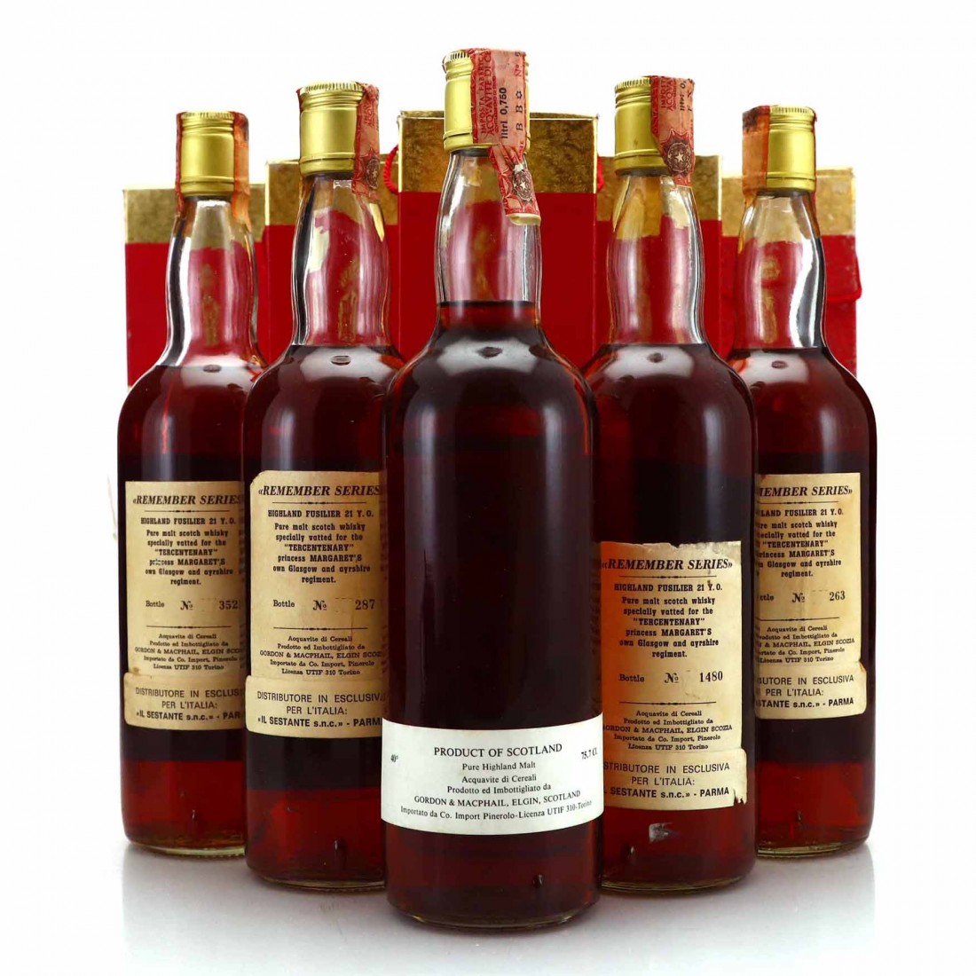 Highland Fusilier 21 Year Old 'Remember Series' 1978 x 5 / Co. Pinerolo ...