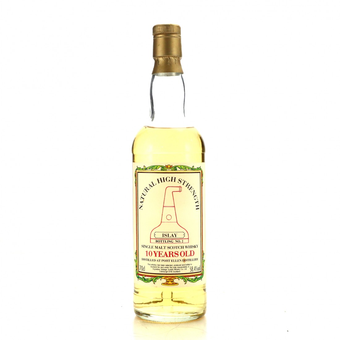 Port Ellen 10 Year Old Signatory Vintage Natural High Strength / Islay ...