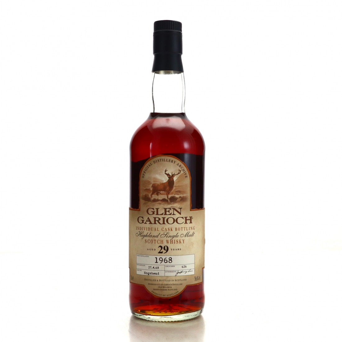 Glen Garioch 1968 Single Cask 29 Year Old #626 | Whisky Auctioneer