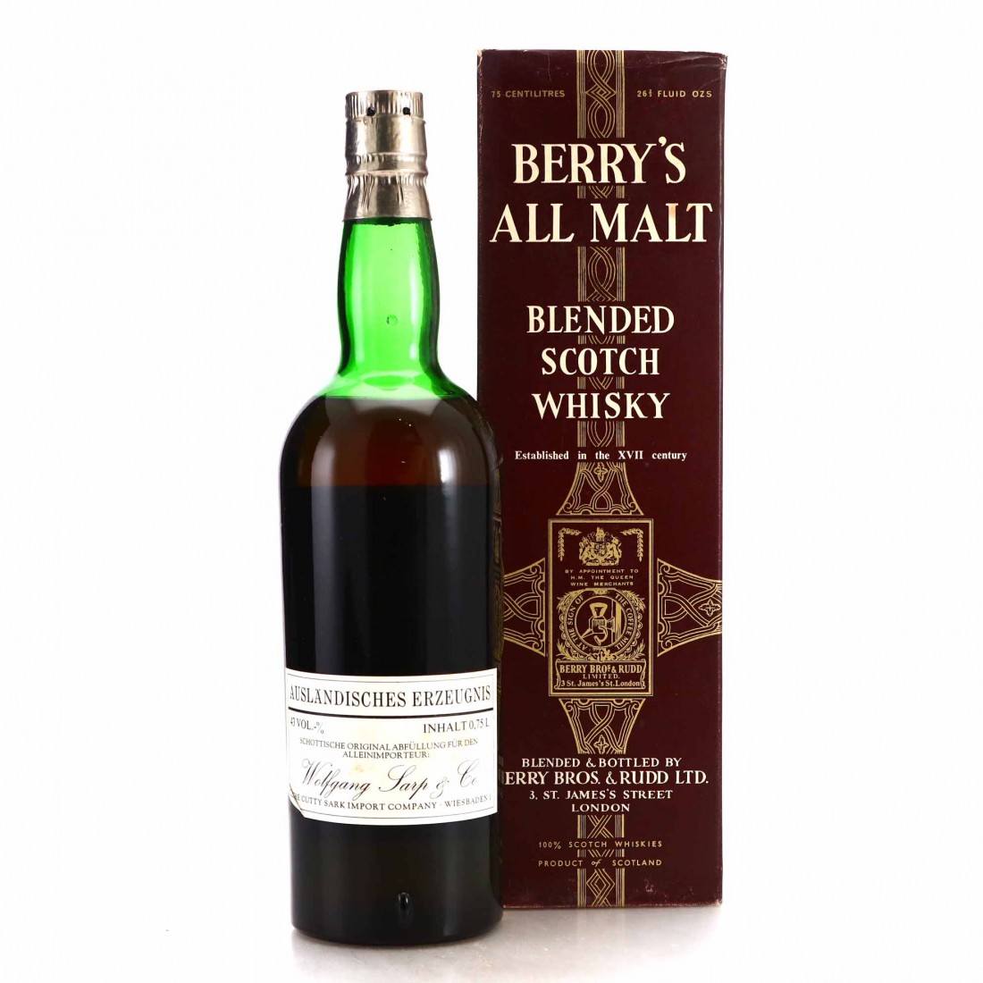 Berry's All Malt 1960s | Whisky Auctioneer