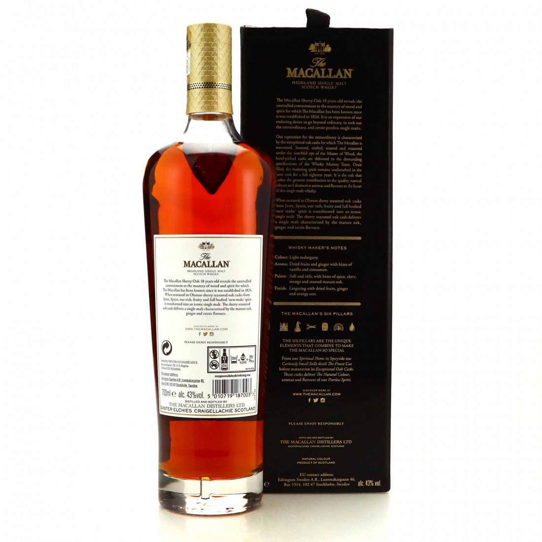 Macallan 18 Year Old Sherry Oak 2022 Release | Whisky Auctioneer