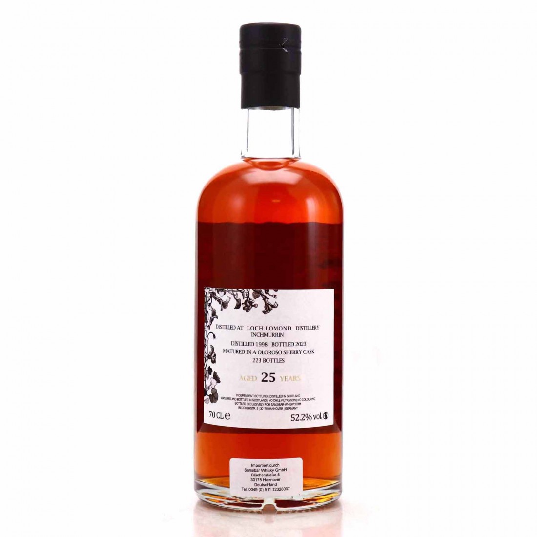 Inchmurrin 1998 Sansibar 25 Year Old Oloroso / Dein Whisky | Whisky Auctioneer