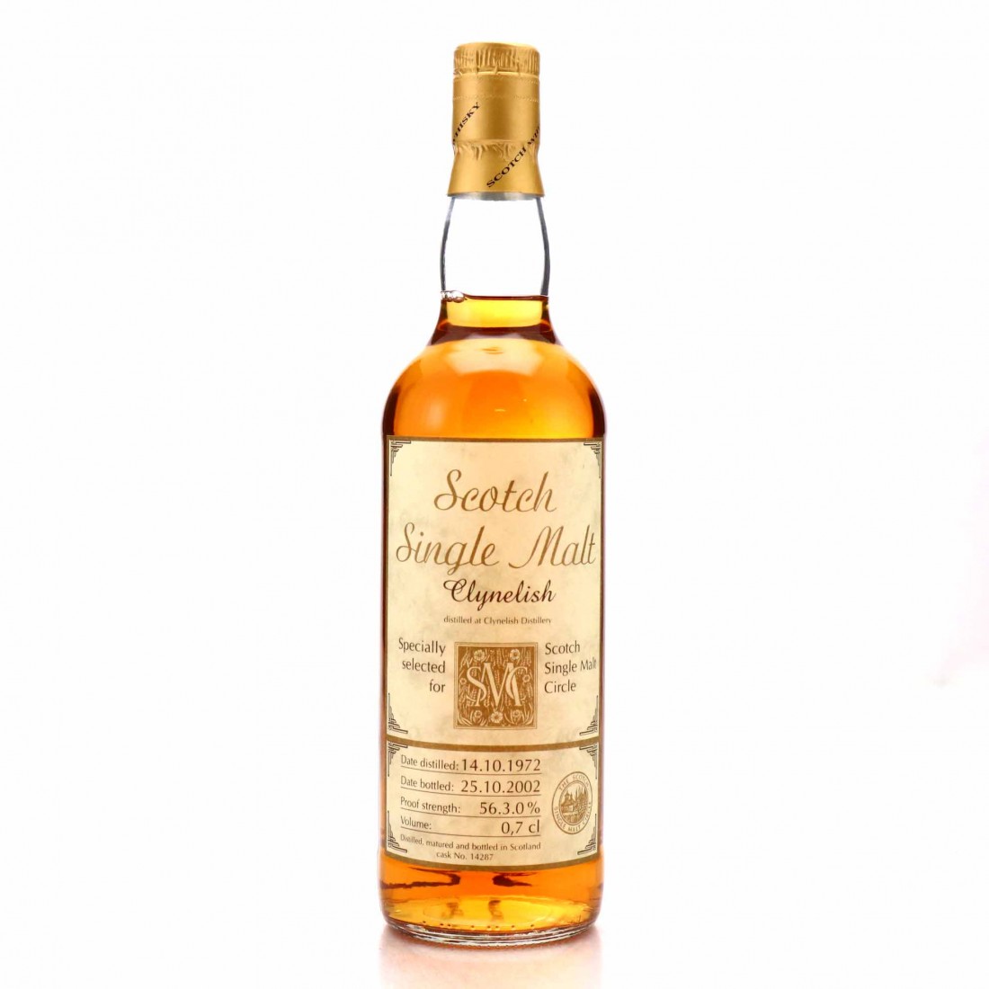Clynelish 1972 Scotch Single Malt Circle | Whisky Auctioneer