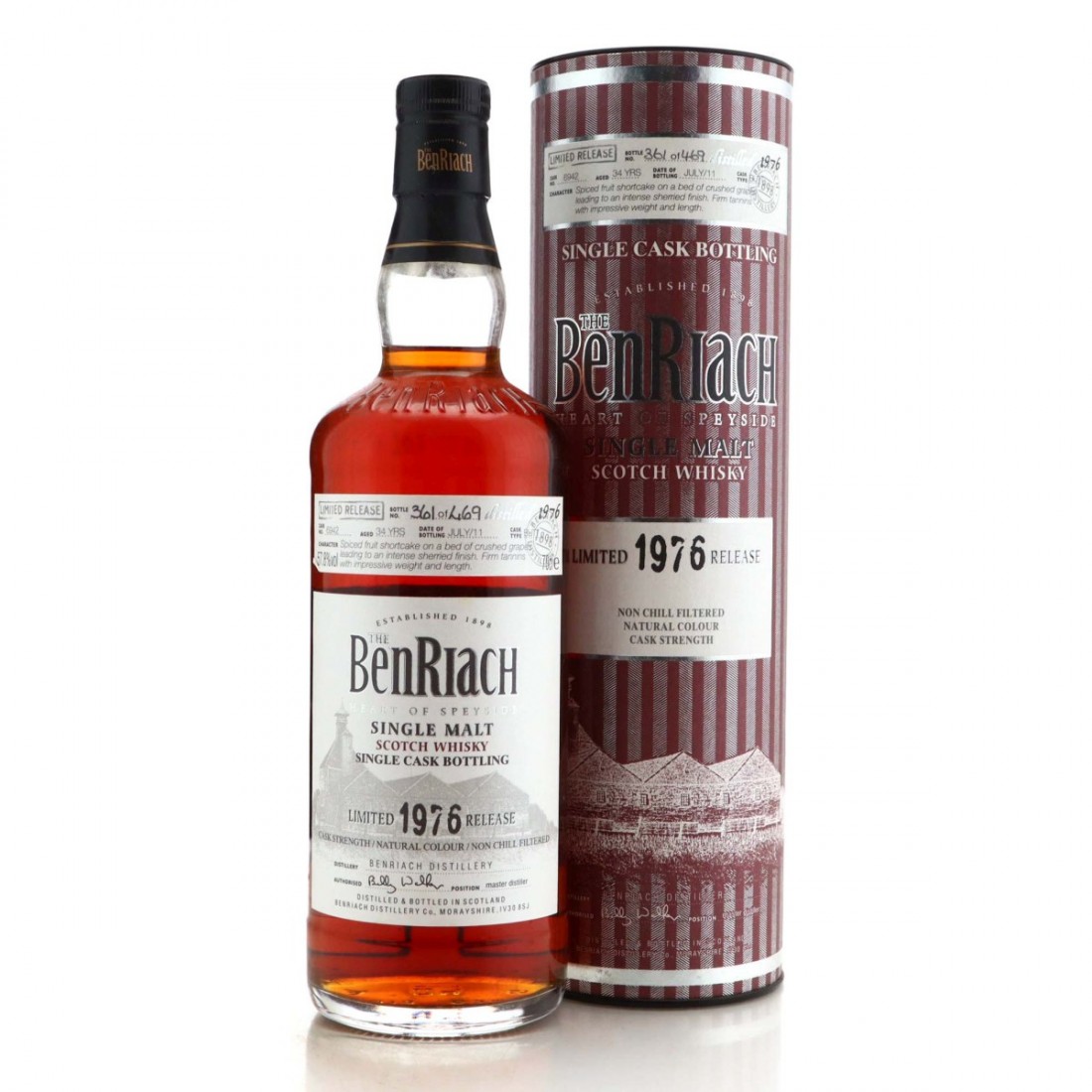 Benriach 1976 Single Cask 34 Year Old #6942 | Whisky Auctioneer