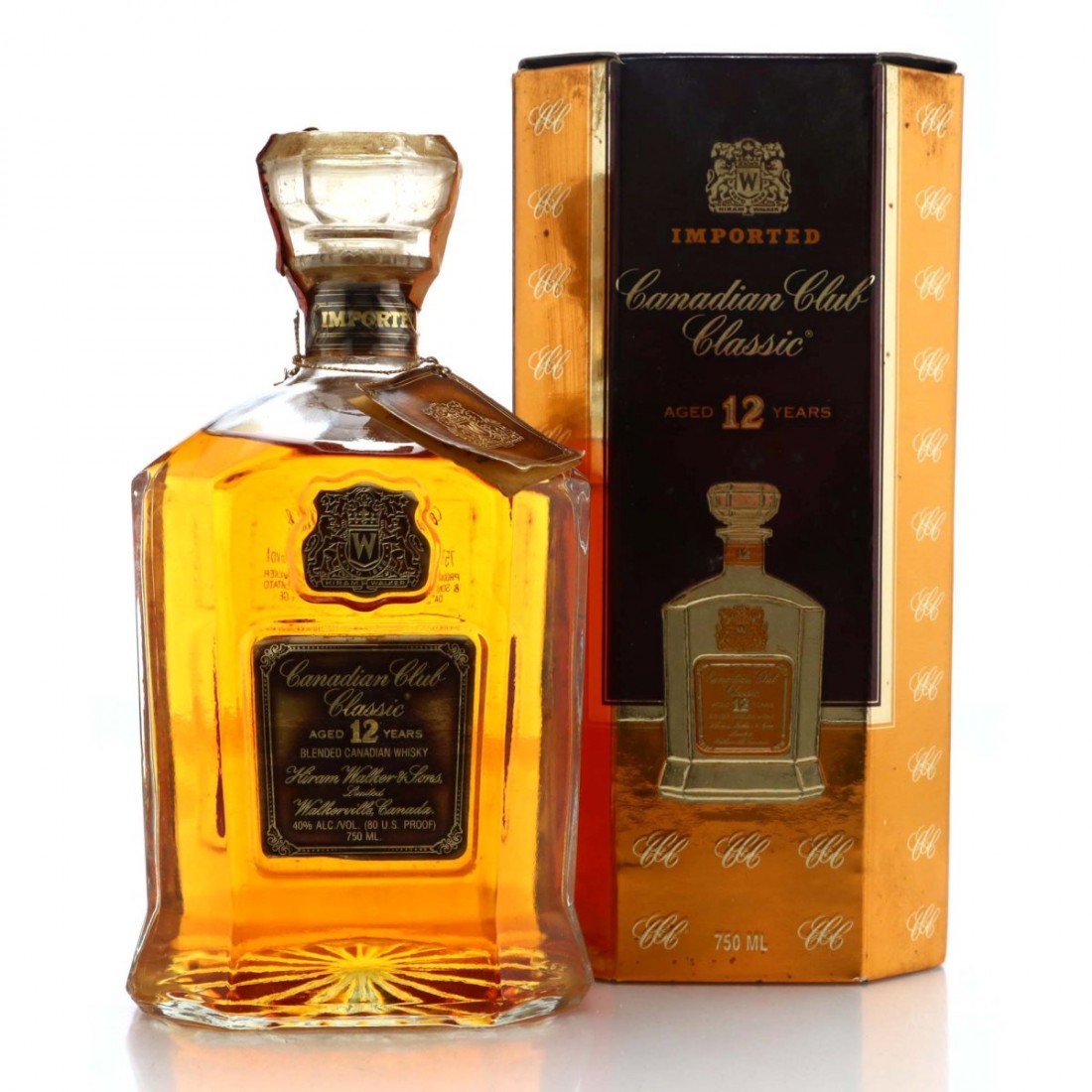 Canadian Club Classic 12 Year Old 1980s | Whisky Auctioneer