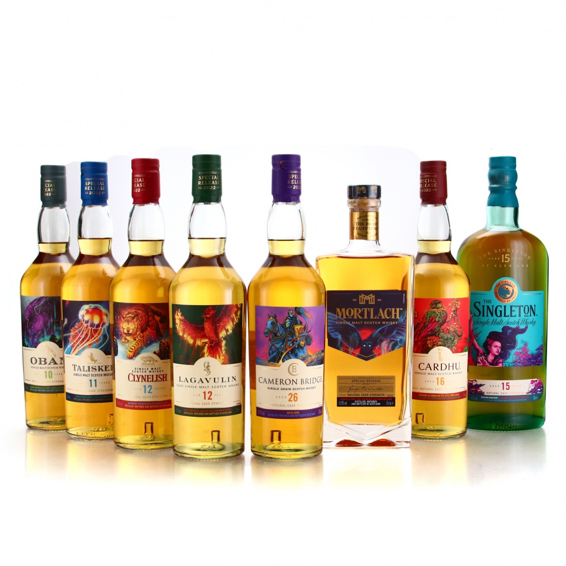 Diageo Cask Strength Special Releases 2022 8 x 70cl | Whisky Auctioneer