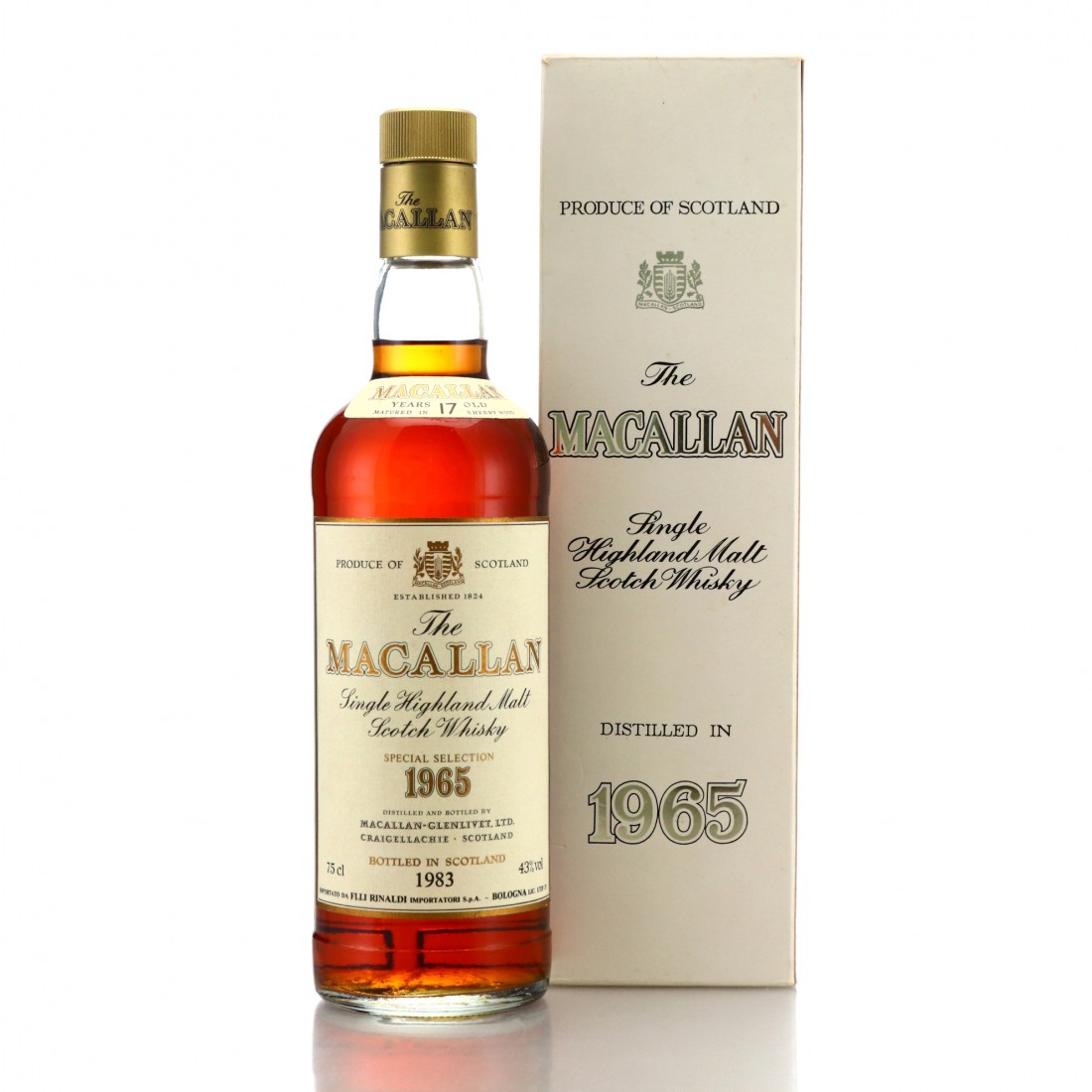 Macallan 1965 Special Selection 17 Year Old 75cl / Rinaldi Import ...
