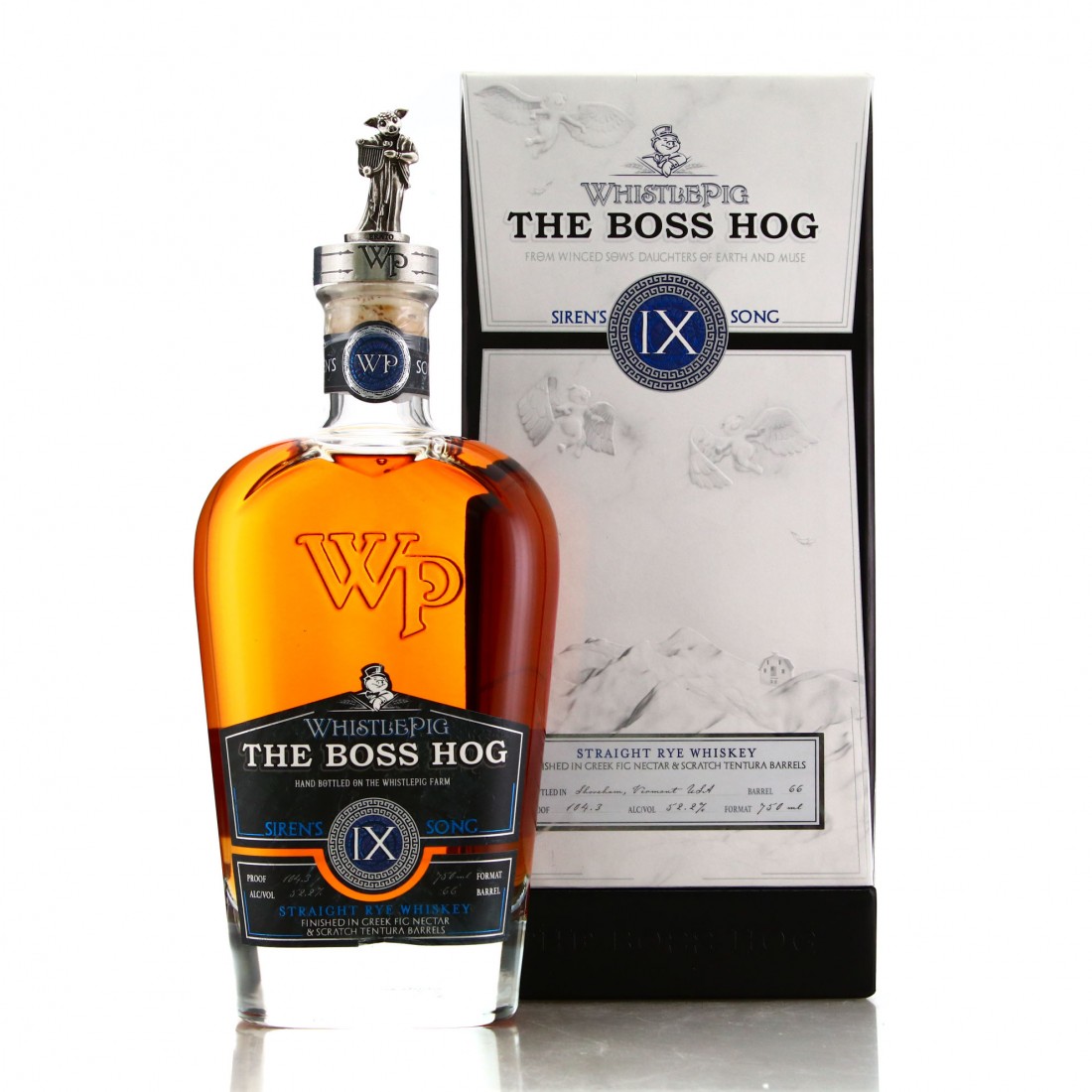 Whistlepig Fig Nectar and Tentura Finish Rye / The Boss Hog 9th Edition ...
