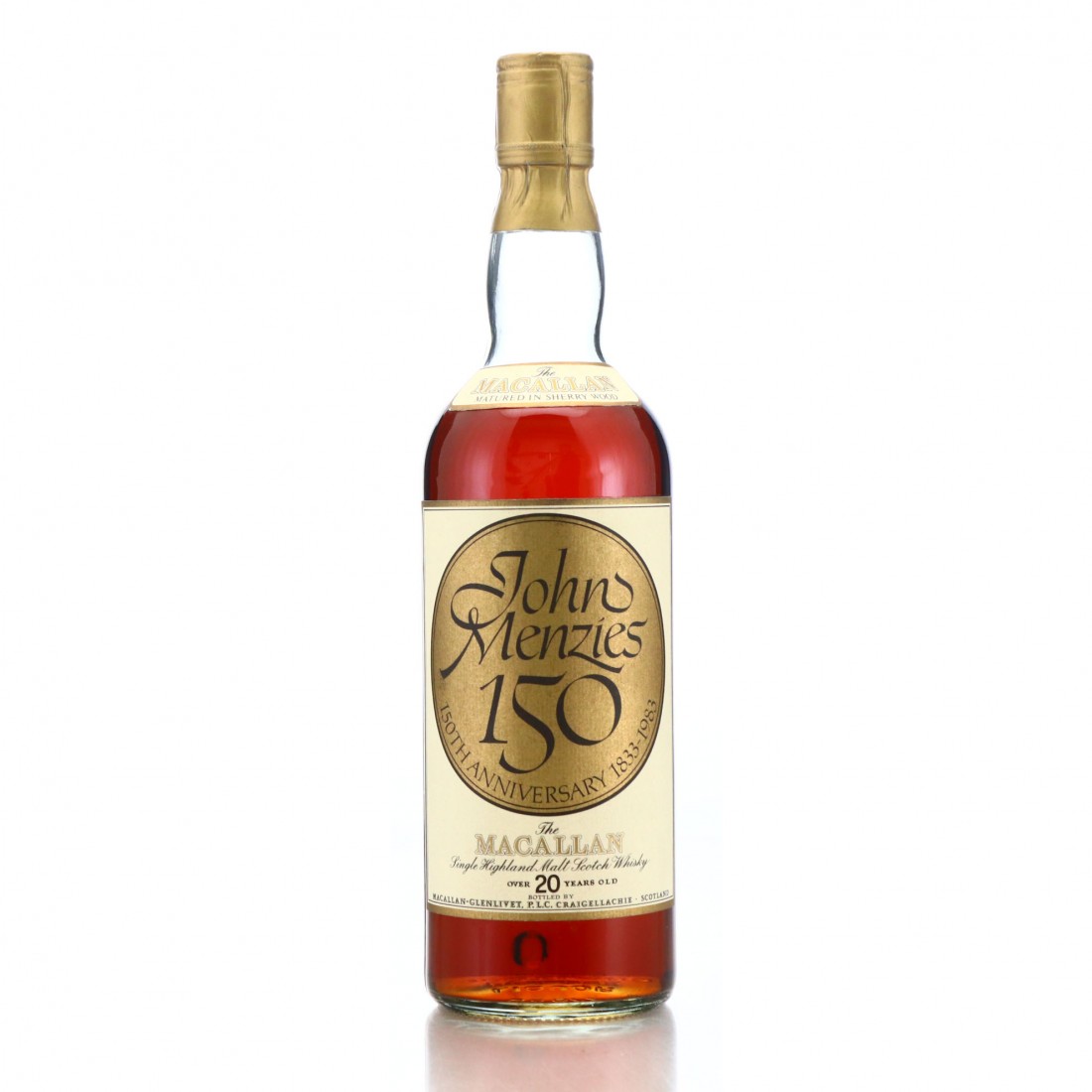 Macallan 20 Year Old John Menzies 150th Anniversary 1983 | Whisky ...