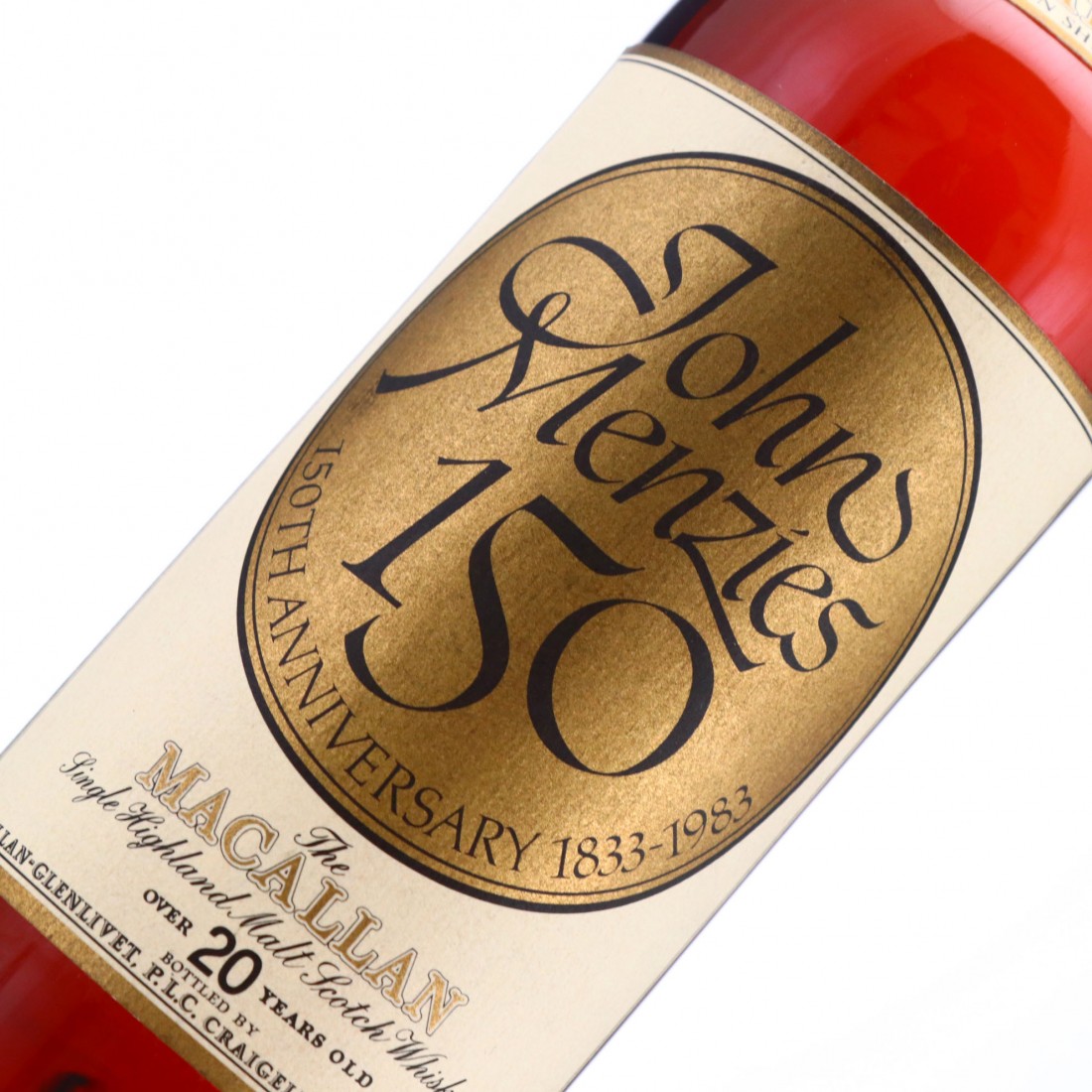 Macallan 20 Year Old John Menzies 150th Anniversary 1983 | Whisky ...