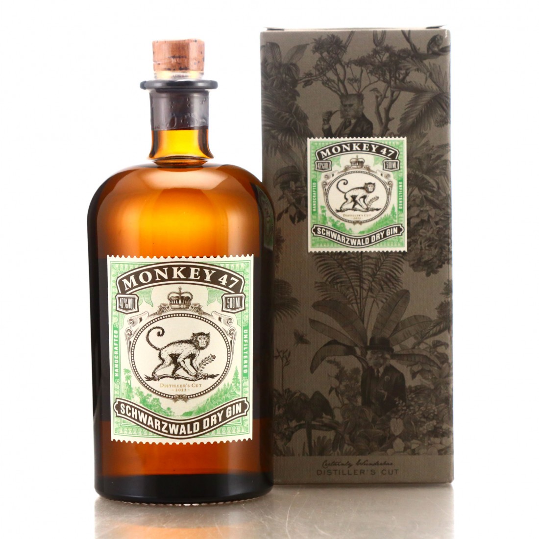 Monkey 47 Schwarzwald Dry Gin 50cl / Distiller's Cut 2022 | Whisky ...