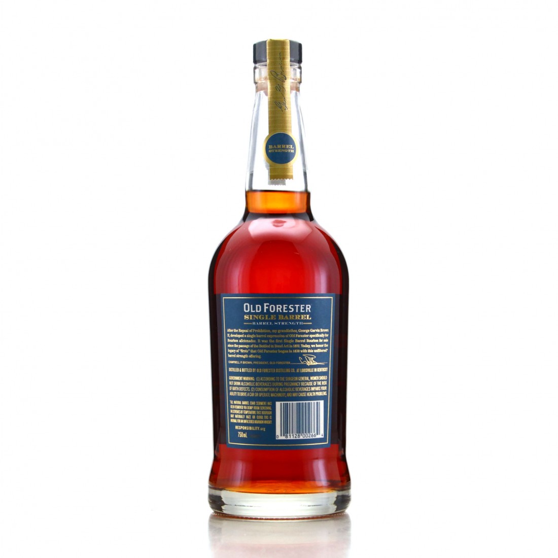 Old Forester Barrel Strength Single Barrel / Ryan Engen | Whisky Auctioneer