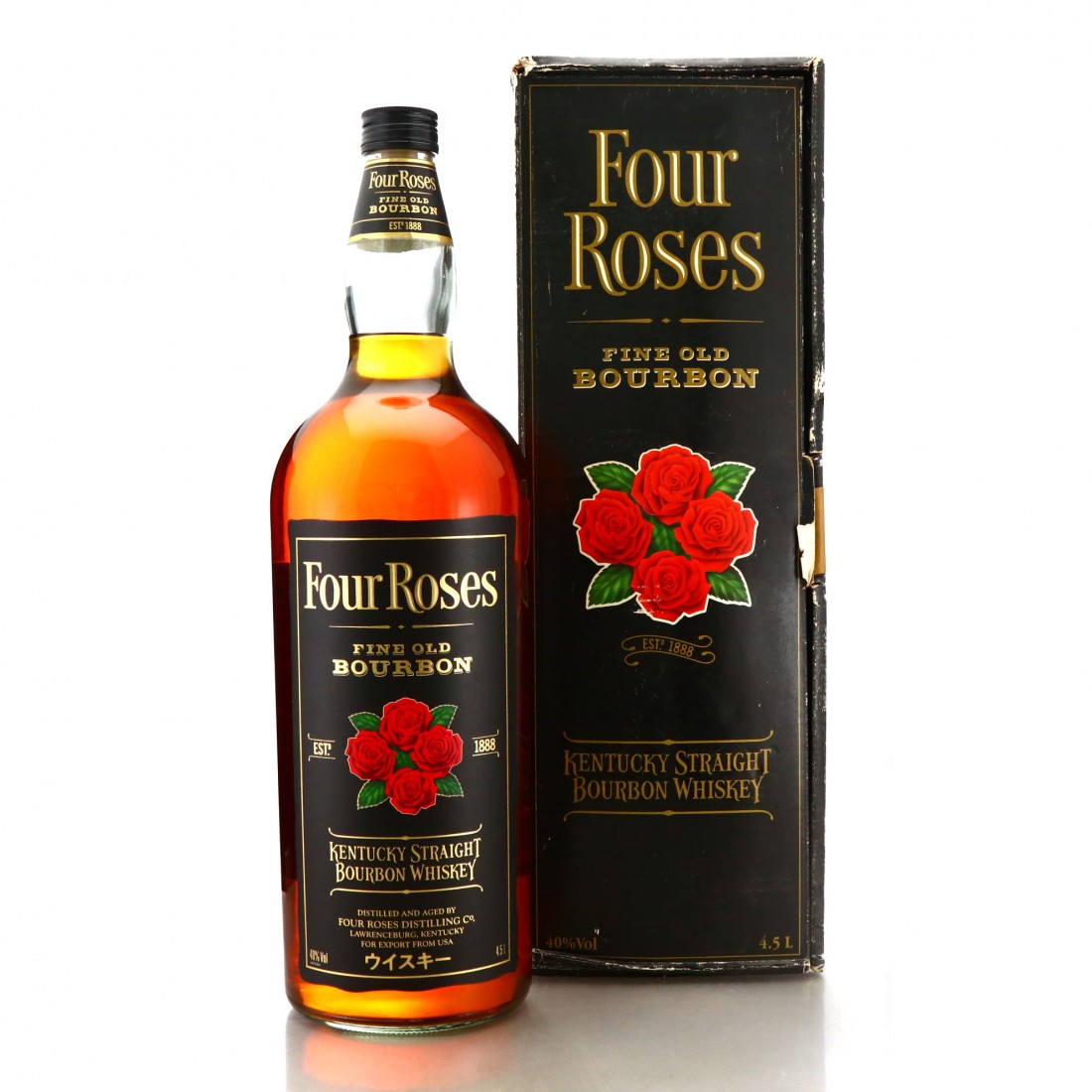 Four Roses Kentucky Straight Bourbon 4.5 Litre / Japanese Import ...