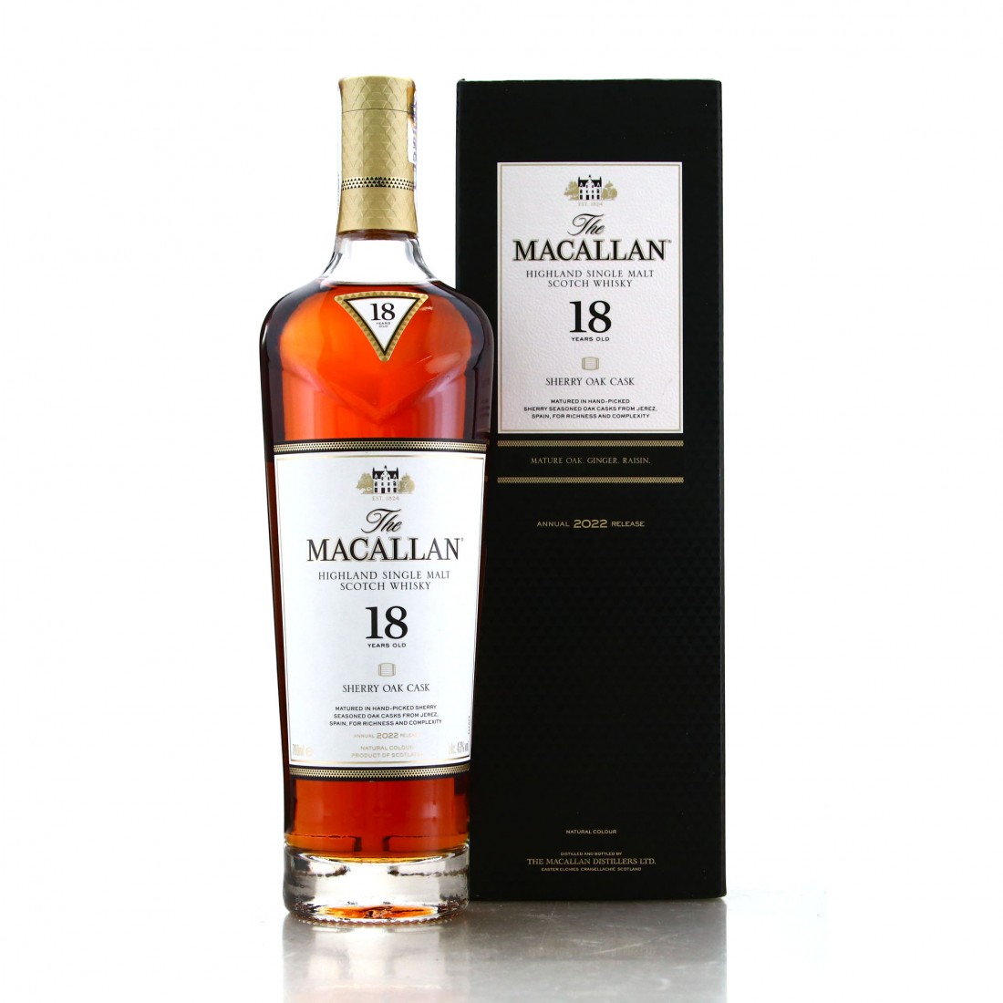 Macallan 18 Year Old Sherry Oak 2022 Release | Whisky Auctioneer