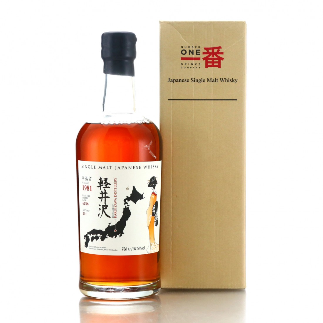 Karuizawa 1981 Single Sherry Cask #6256 / TWE Geisha Label 2011 ...