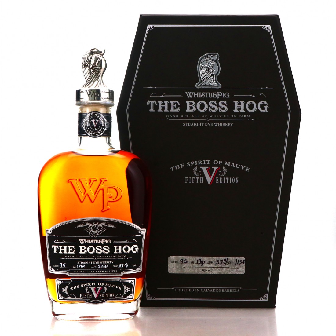Whistlepig 13 Year Old Single Barrel Rye #95 / The Boss Hog 5th Edition ...