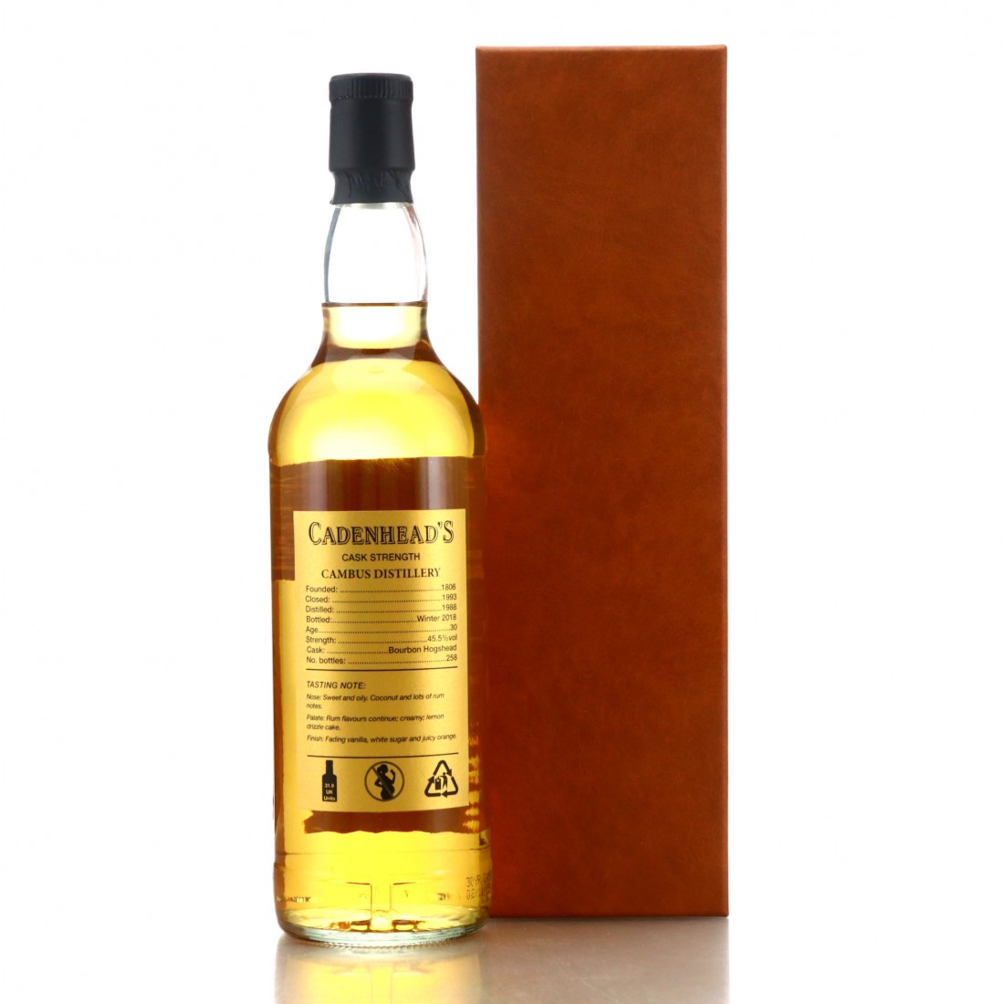 Cambus 1988 Cadenhead's 30 Year Old | Whisky Auctioneer