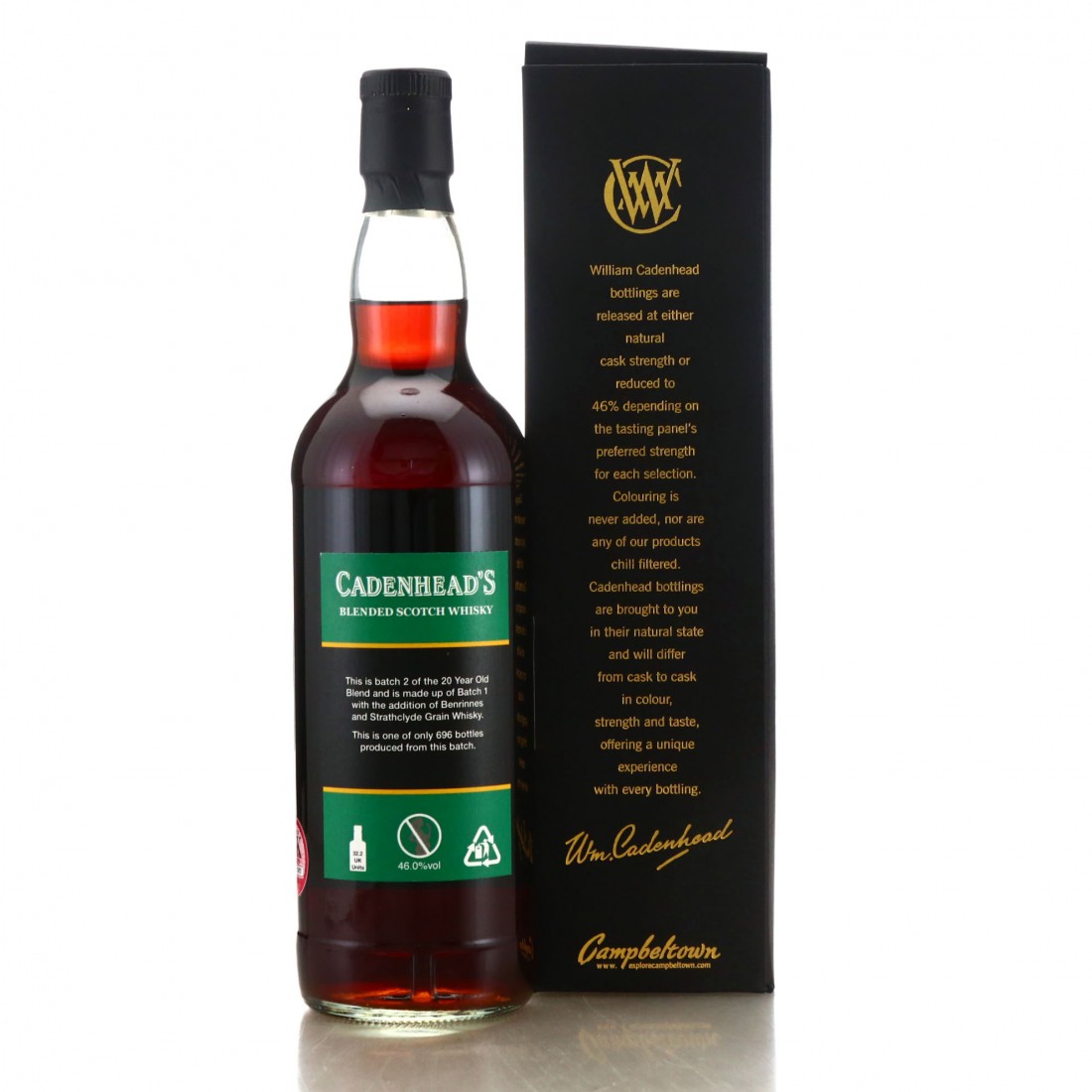 William Cadenhead 20 Year Old Blend Batch #2 | Whisky Auctioneer
