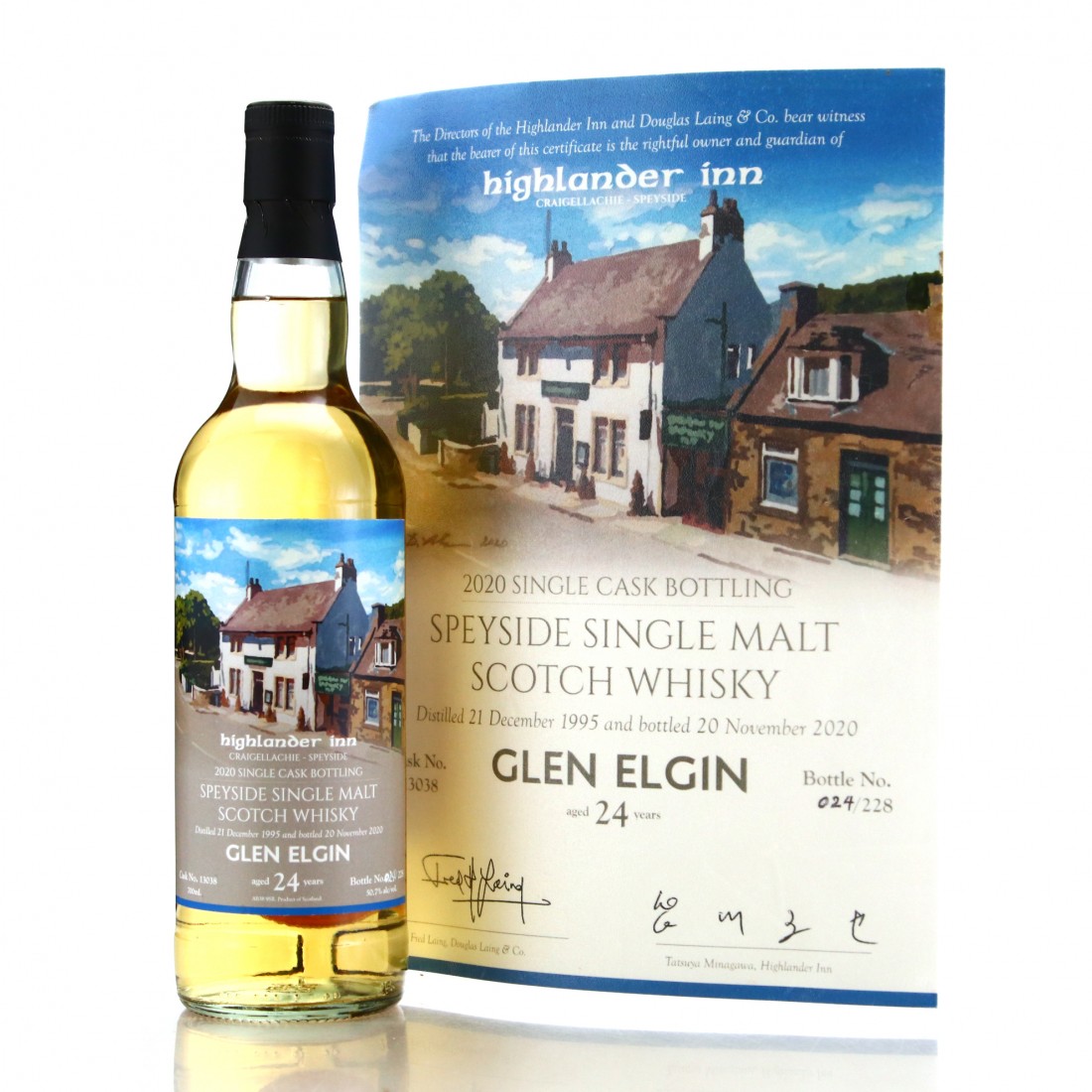 Glen Elgin 1995 Highlander Inn 24 Year Old | Whisky Auctioneer