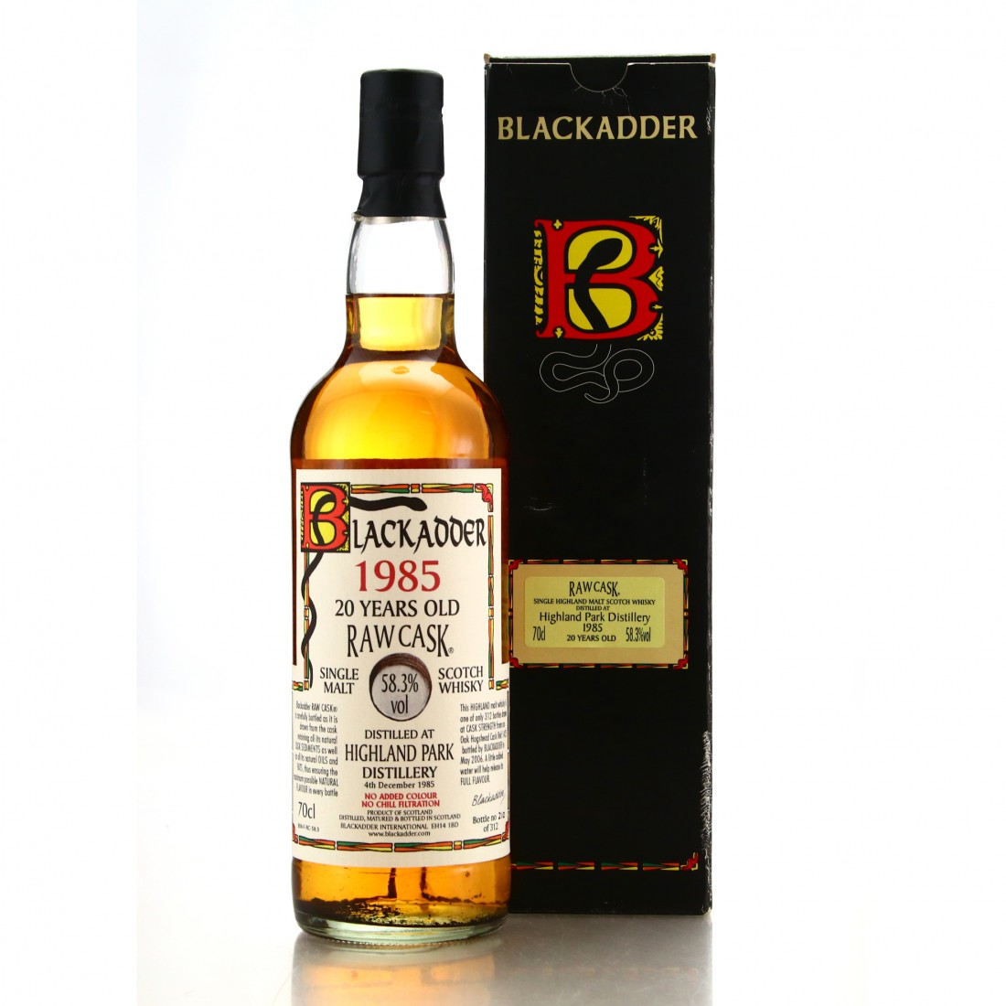 Highland Park 1985 Blackadder 20 Year Old Raw Cask | Whisky Auctioneer
