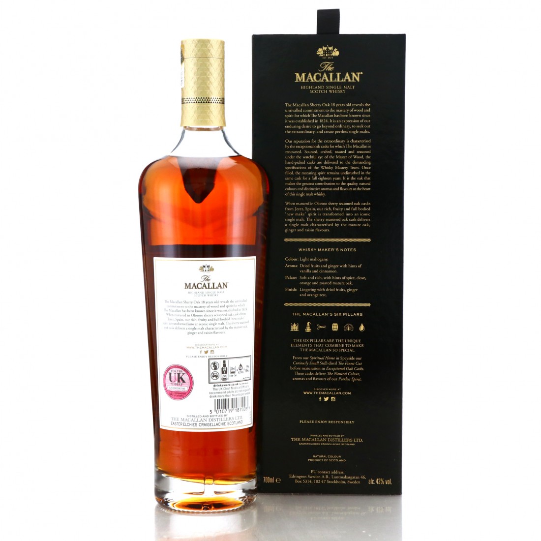 Macallan 18 Year Old Sherry Oak 2021 Release | Whisky Auctioneer