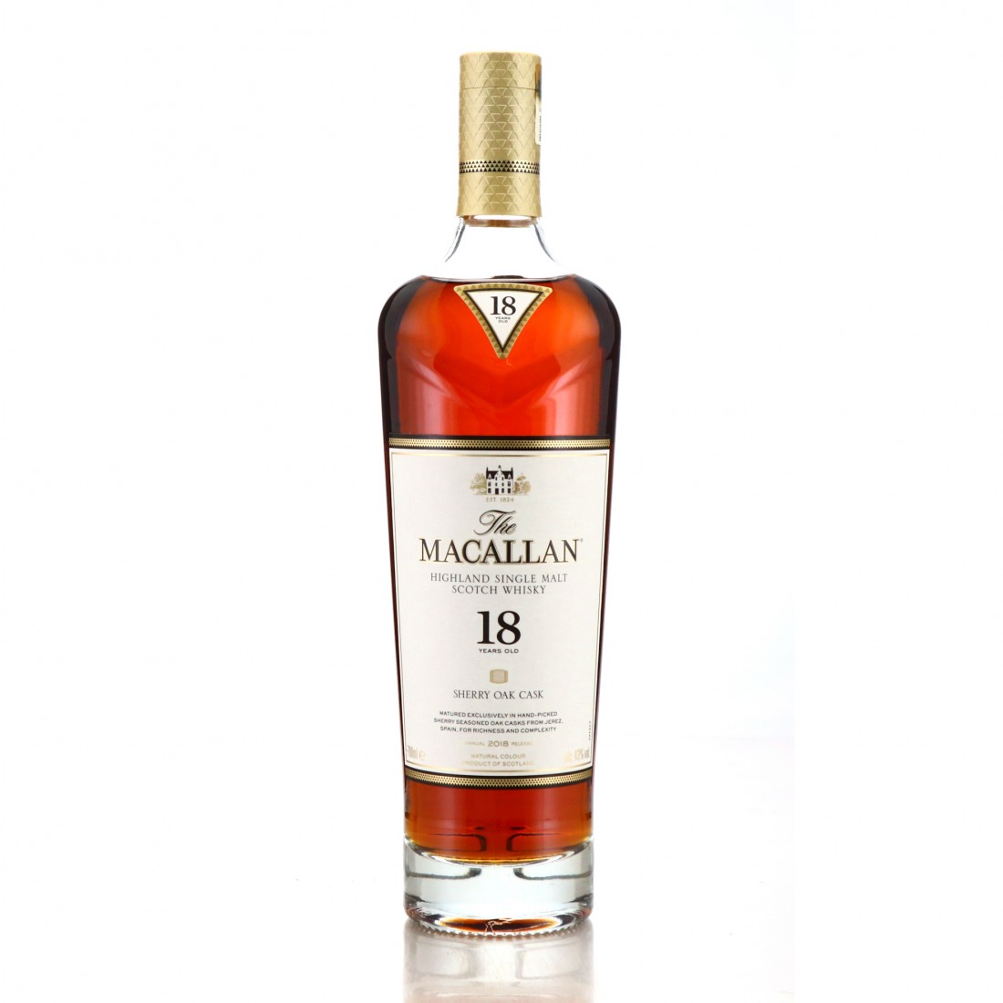 Macallan 18 Year Old Sherry Oak 2018 Release | Whisky Auctioneer