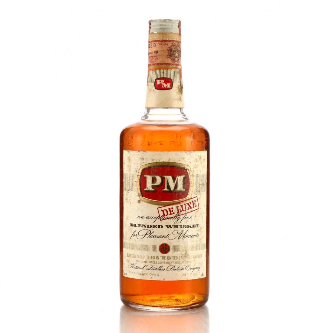PM 4 Year Old de Luxe Blended Whiskey 1963 | Whisky Auctioneer