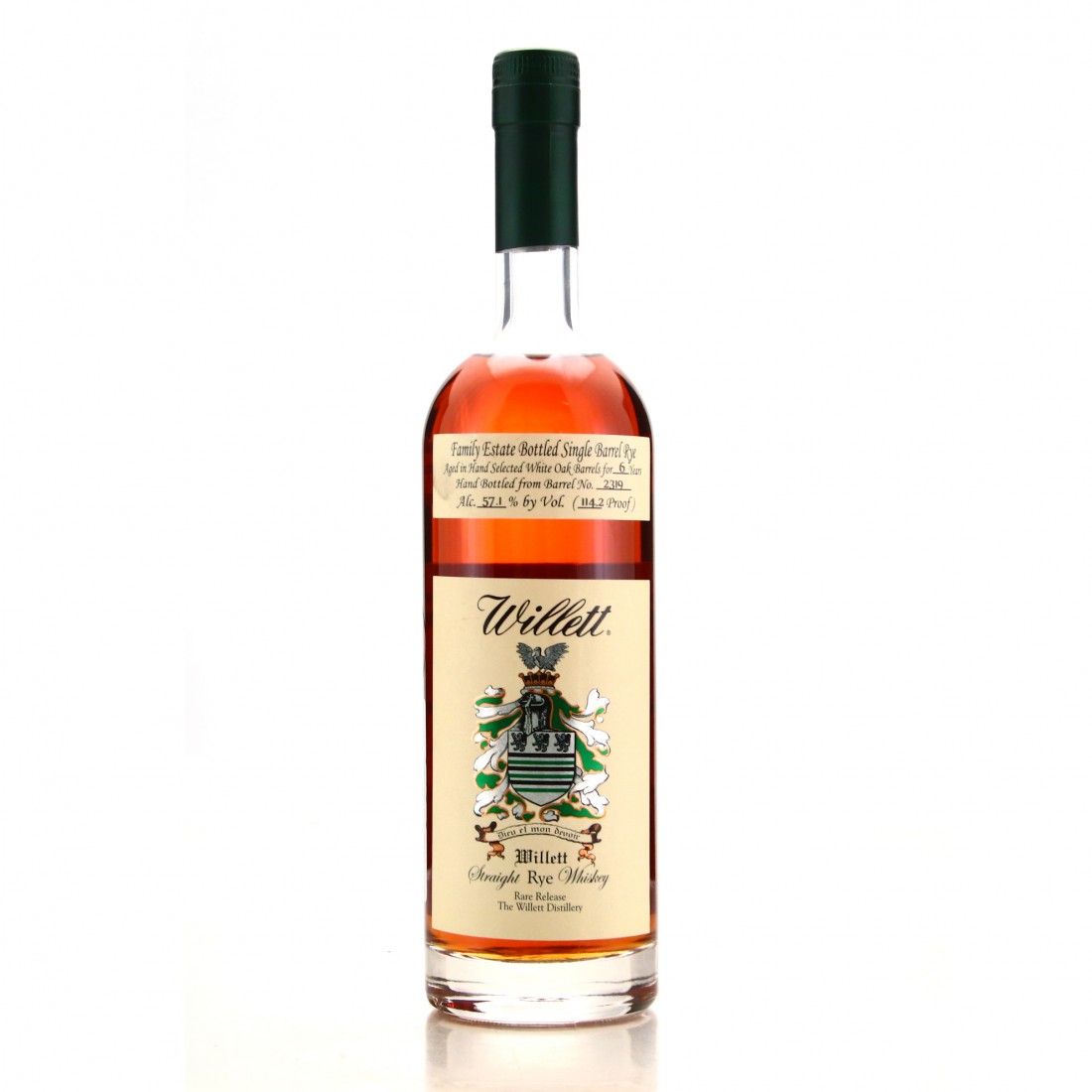 Willett Family Estate 6 Year Old Single Barrel Rye #2319 70cl / The ...