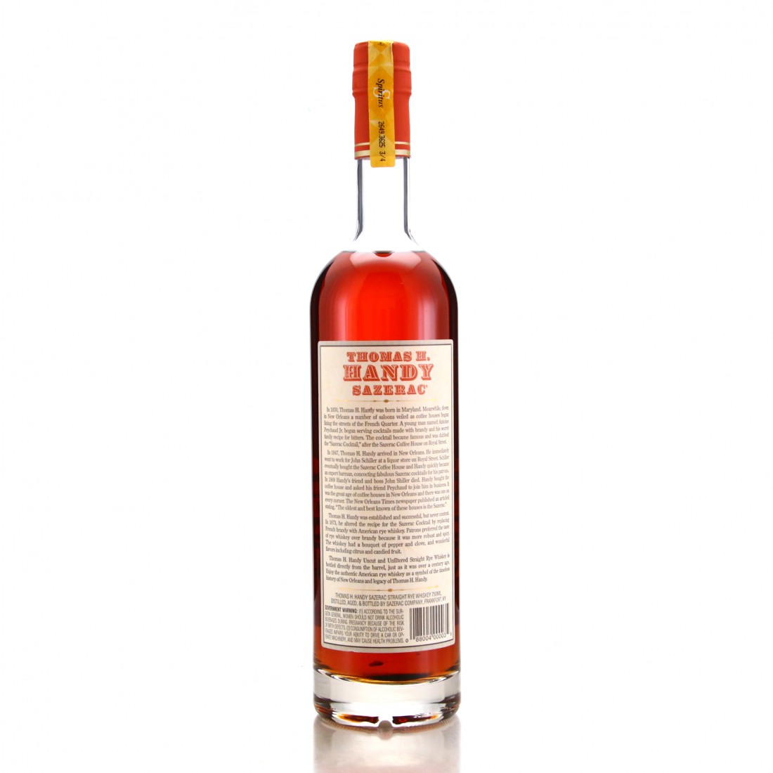 Thomas H Handy Sazerac Rye 2006 Release | Whisky Auctioneer