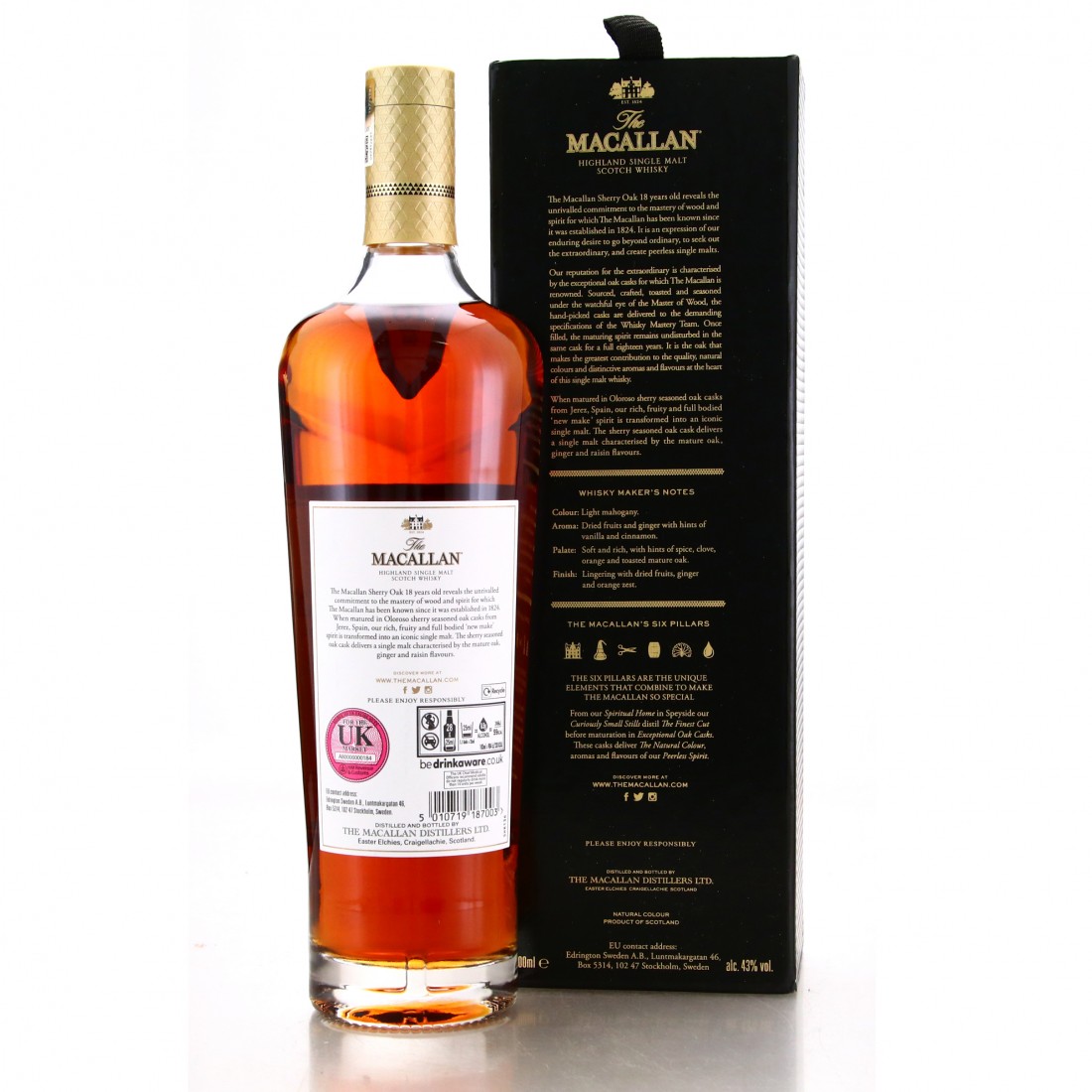 Macallan 18 Year Old Sherry Oak 2022 Release | Whisky Auctioneer