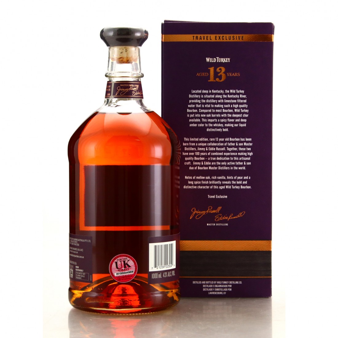 Wild Turkey 13 Year Old Father and Son 1 Litre | Whisky Auctioneer
