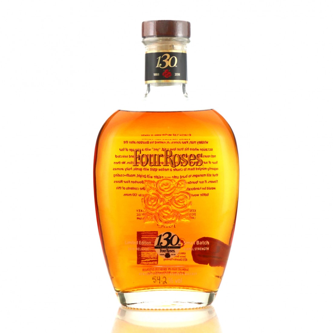 Four Roses Barrel Strength Small Batch 2018 70cl / 130th Anniversary ...