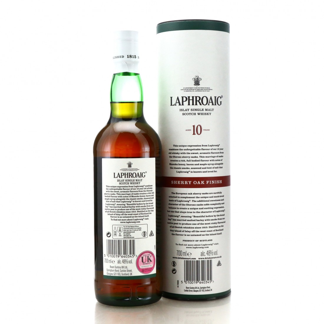 Laphroaig 10 Year Old Sherry Oak Finish Whisky Auctioneer