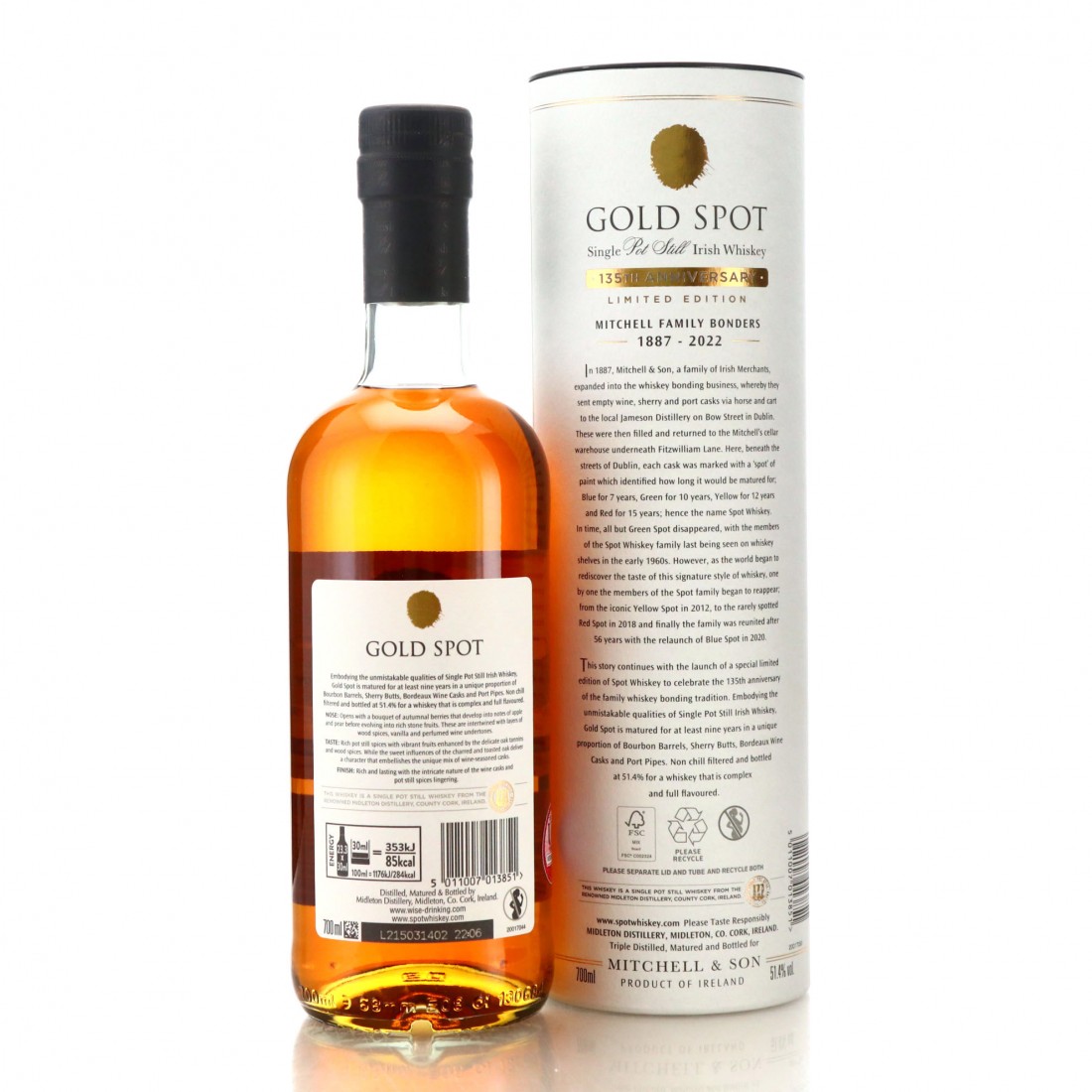 Gold Spot 9 Year Old 135th Anniversary Whisky Auctioneer