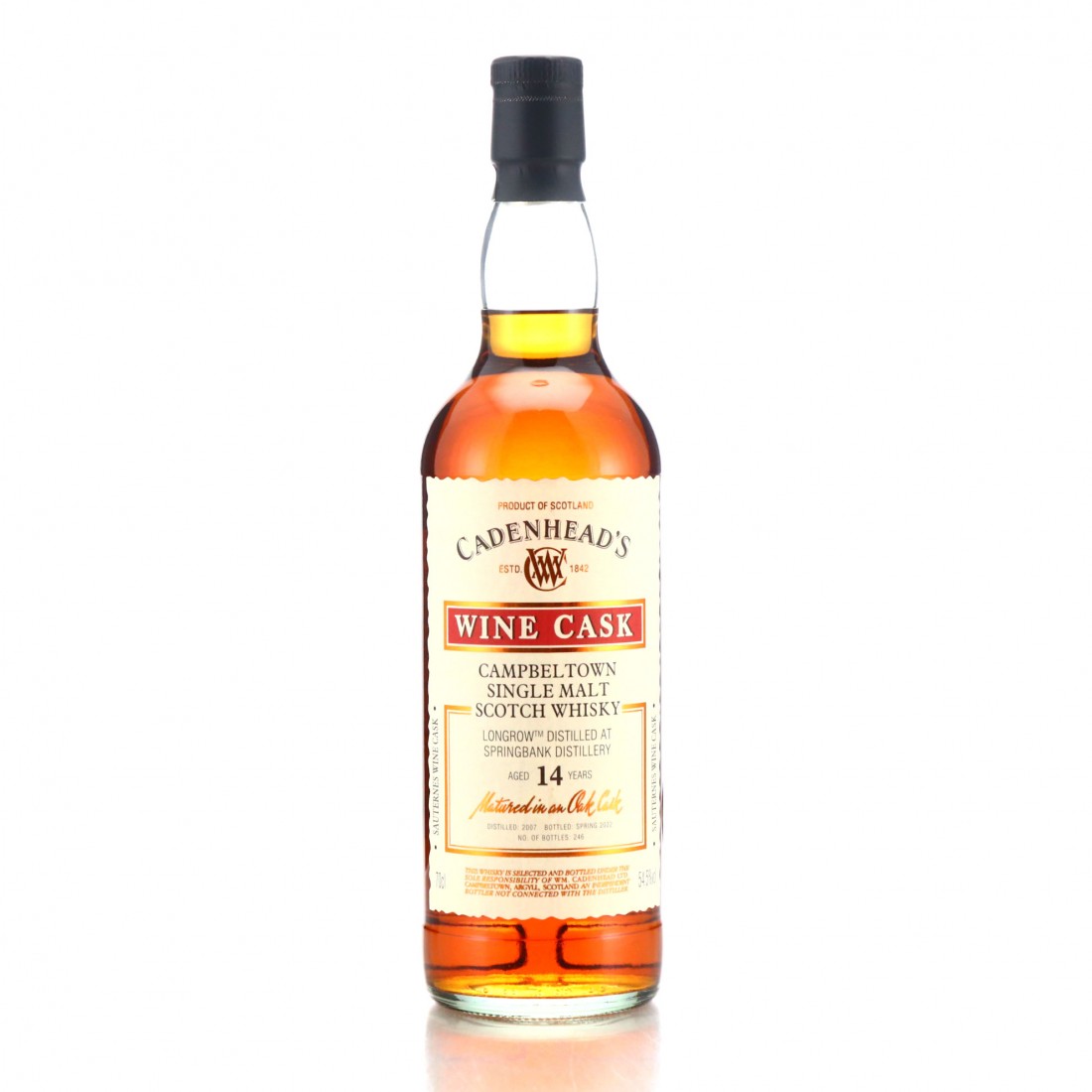 Longrow 2007 Cadenhead's 14 Year Old Wine Cask | Whisky Auctioneer