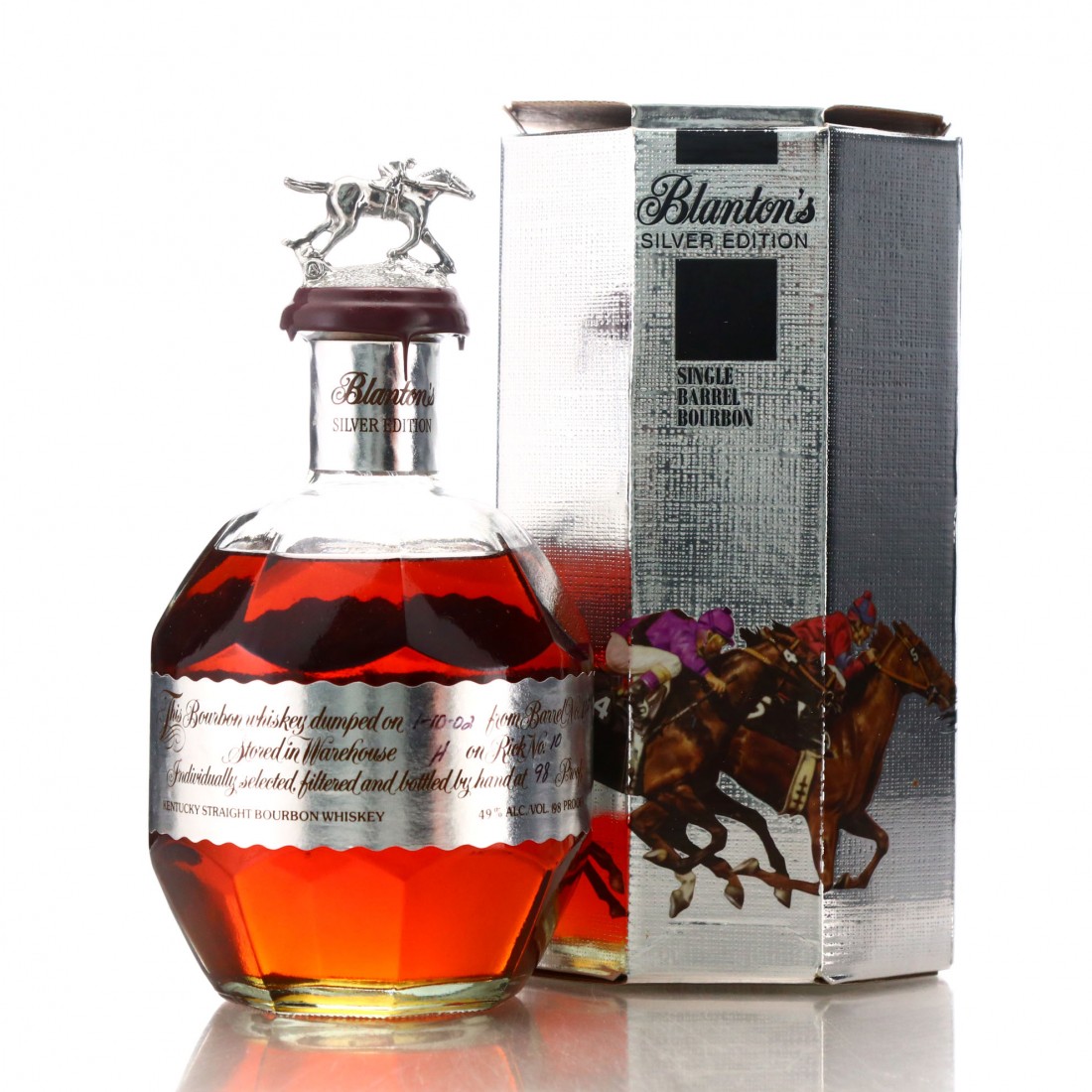 Blanton's Single Barrel Silver Edition dumped 2002 | Whisky Auctioneer