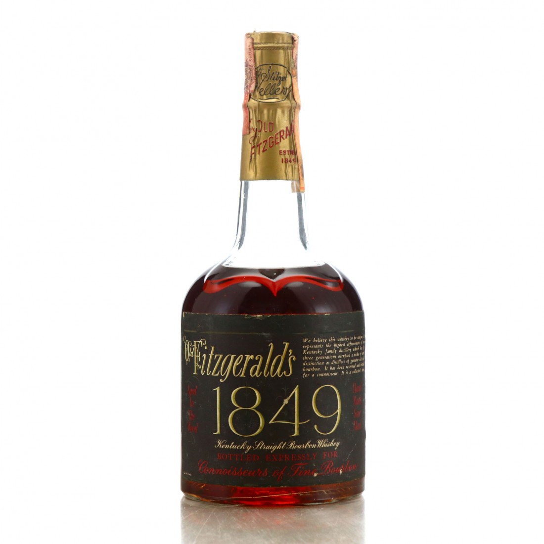 Old Fitzgerald '1849' 10 Year Old Kentucky Straight Bourbon 1971 ...