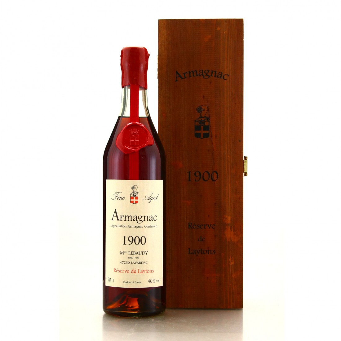 Lebaudy 1900 Armagnac Reserve de Laytons | Whisky Auctioneer