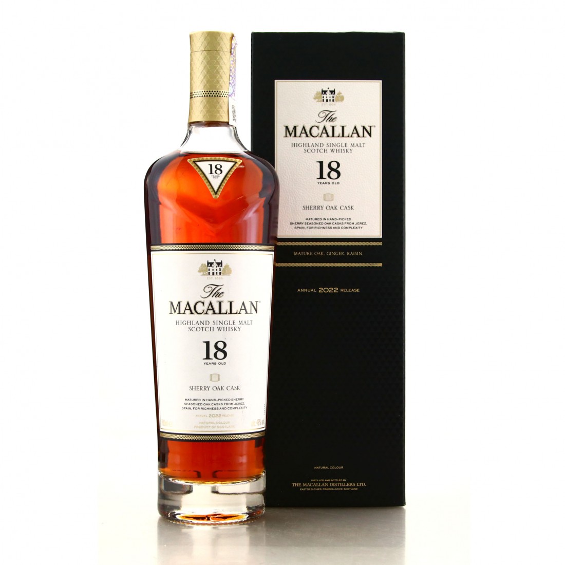 Macallan 18 Year Old Sherry Oak 2022 Release | Whisky Auctioneer
