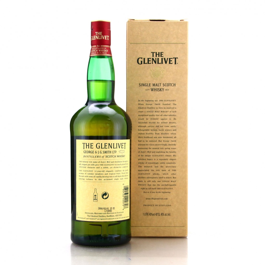 Glenlivet 12 Year Old pre-2011 1 Litre | Whisky Auctioneer