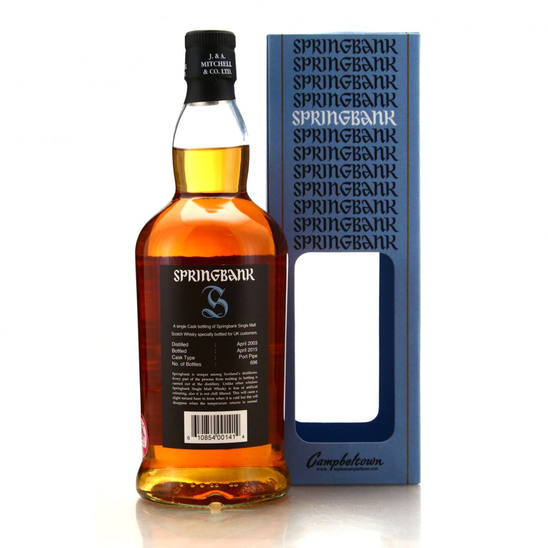 Springbank 2003 Single Port Cask 12 Year Old / UK | Whisky Auctioneer