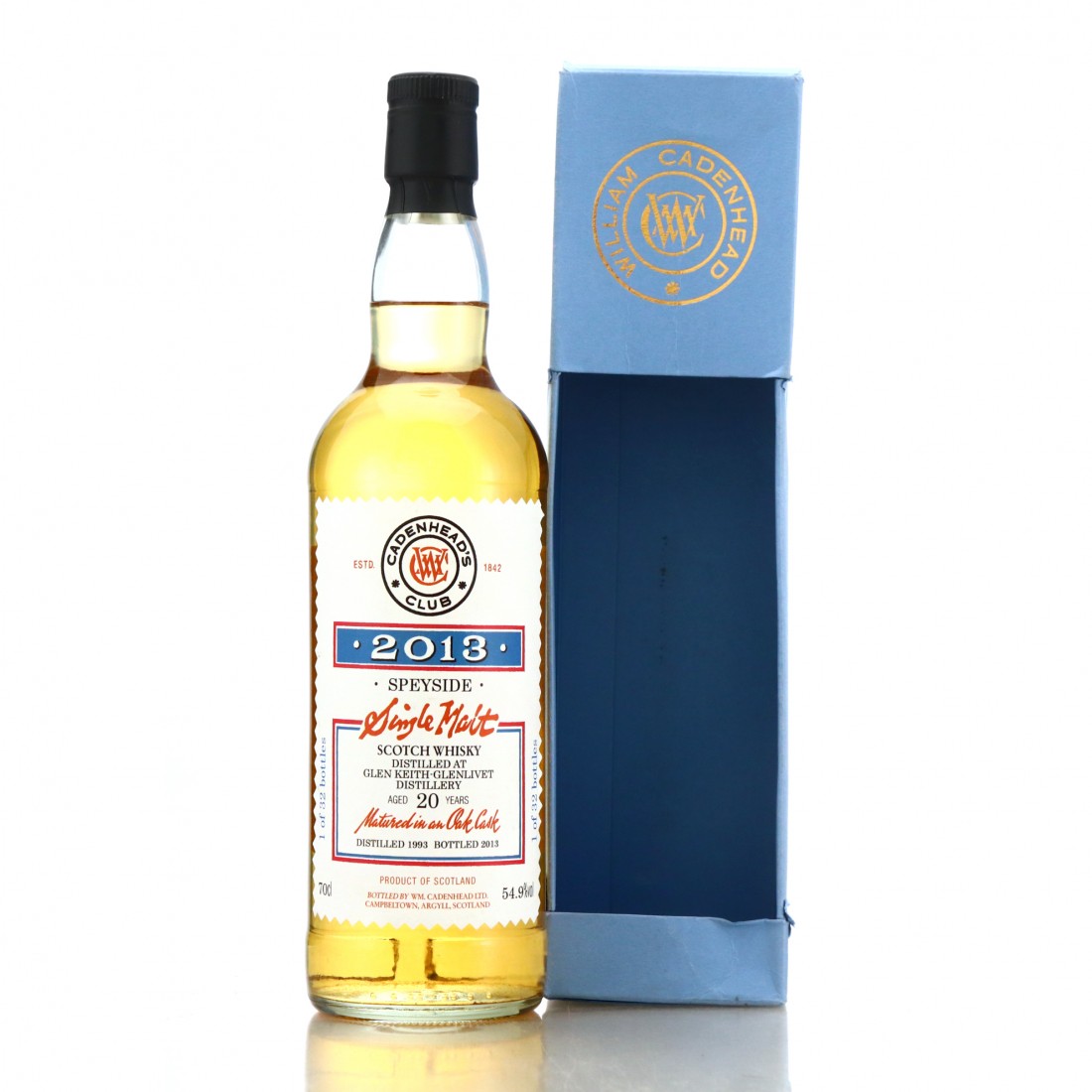Glen Keith 1993 Cadenhead's Club 20 Year Old | Whisky Auctioneer