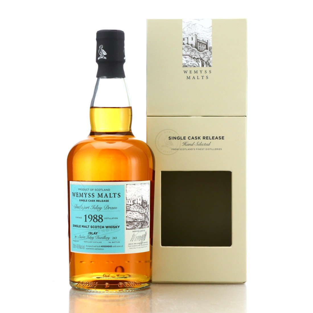 Islay Single Malt 1988 Wemyss Malts 30 Year Old / Des(s)ert Islay Dram ...