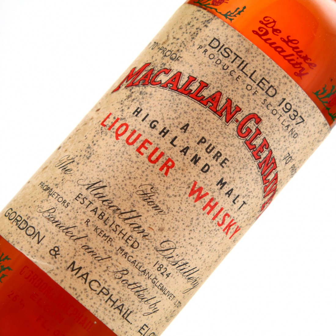 Macallan 1937 Gordon and MacPhail 70 Proof | Whisky Auctioneer