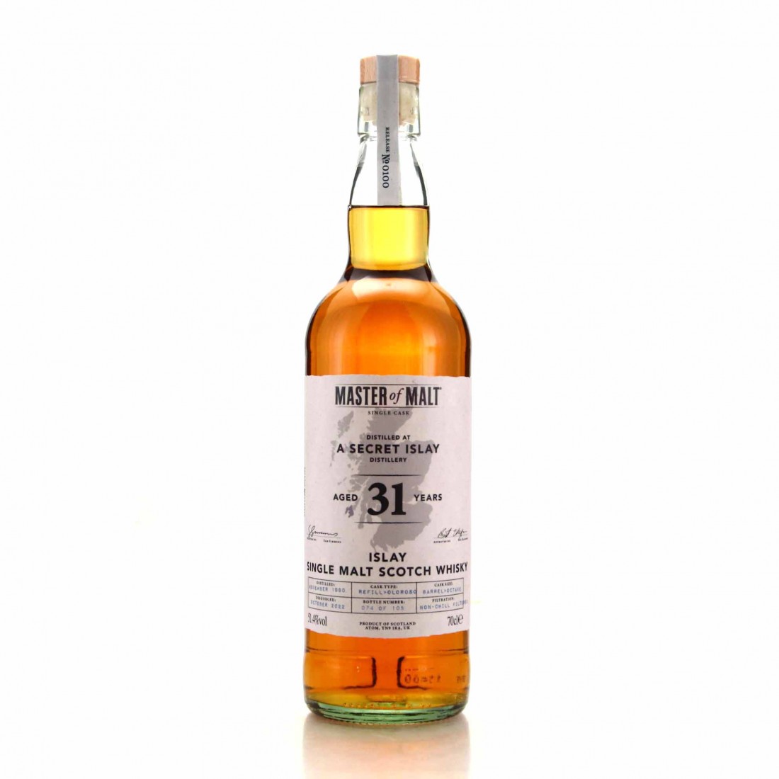 Islay Single Malt 1990 Master of Malt 31 Year Old | Whisky Auctioneer