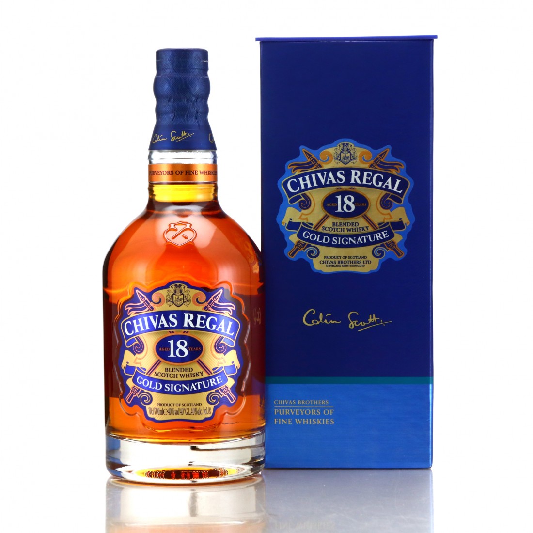 Chivas Regal 18 Year Old Gold Signature / Colin Scott | Whisky Auctioneer