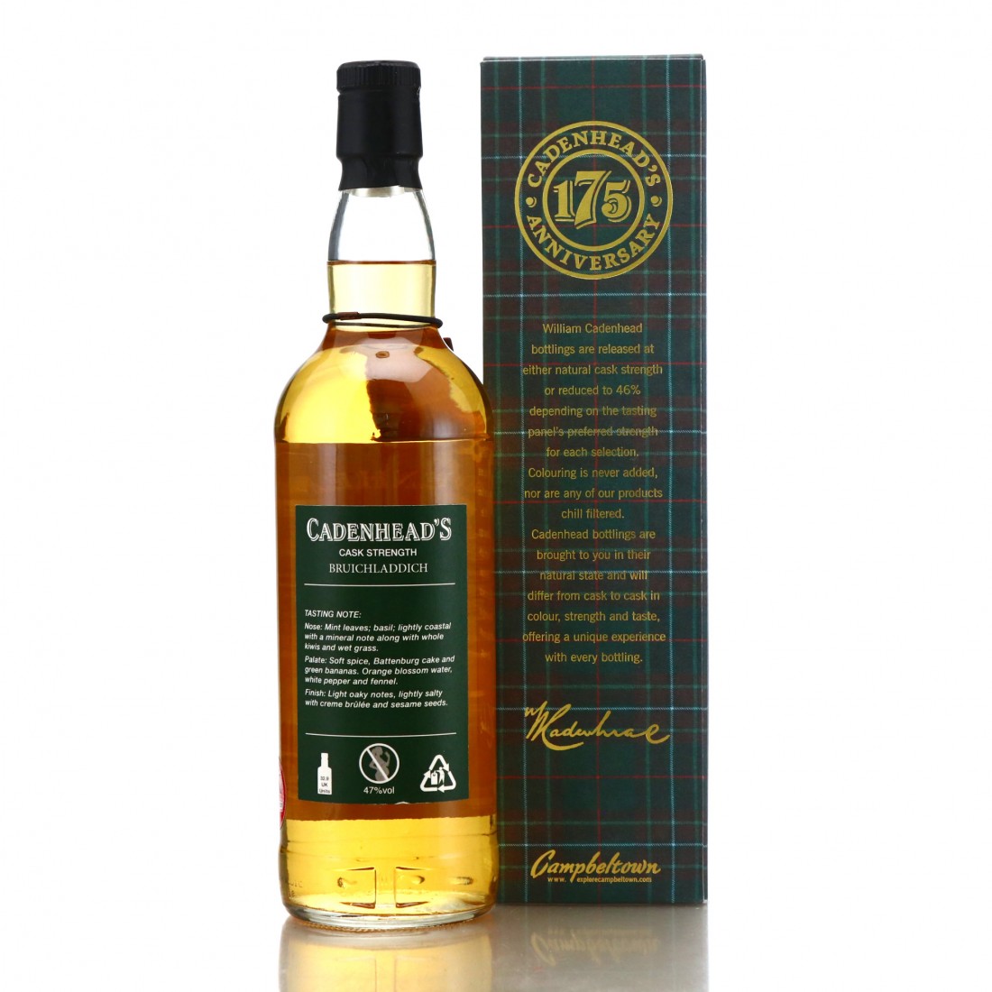 Bruichladdich 1993 Cadenhead's 23 Year Old / 175th Anniversary | Whisky ...