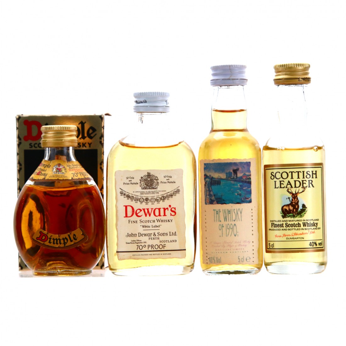 Scotch Whisky Miniatures x 4 | Whisky Auctioneer
