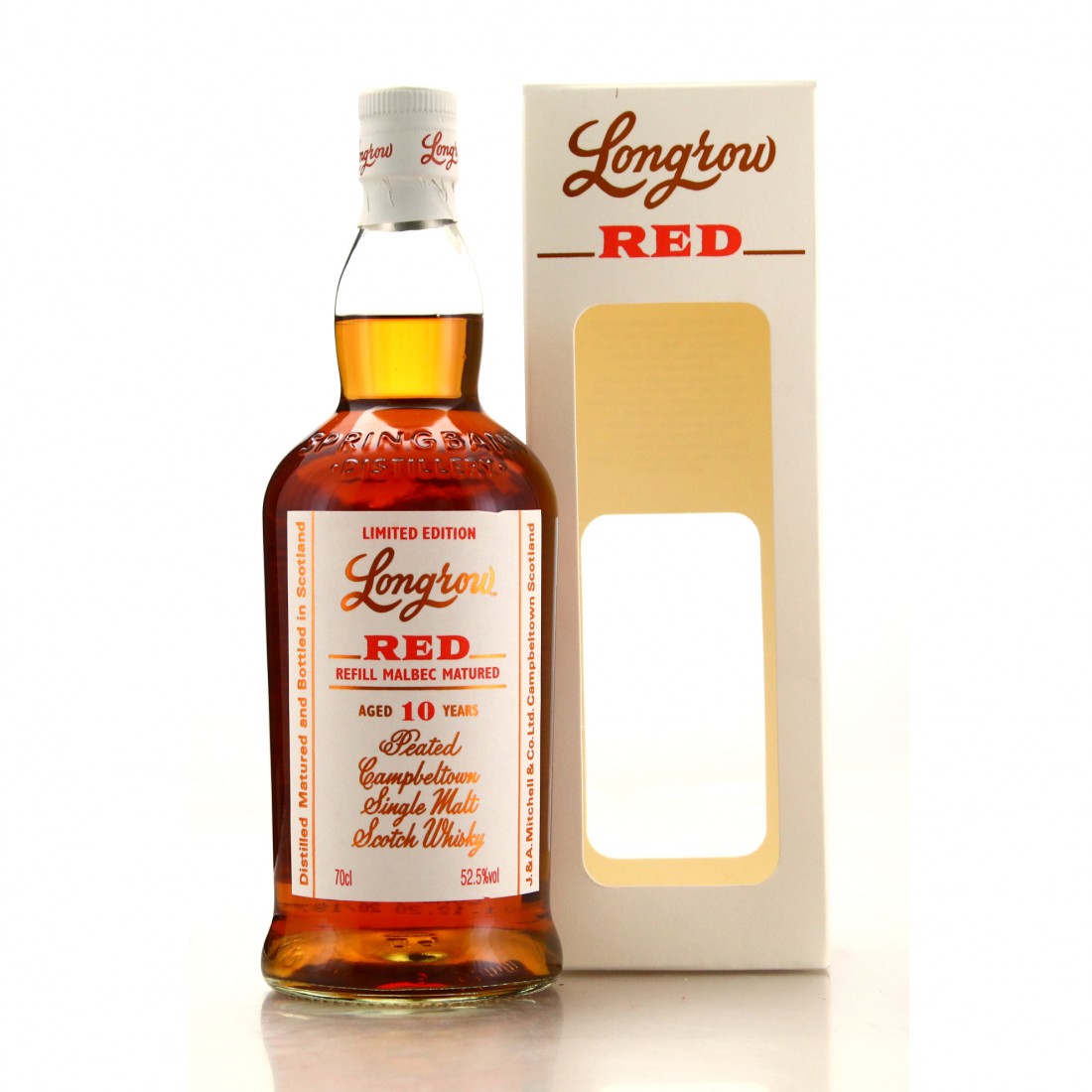 Longrow Red 10 Year Old Refill Malbec | Whisky Auctioneer